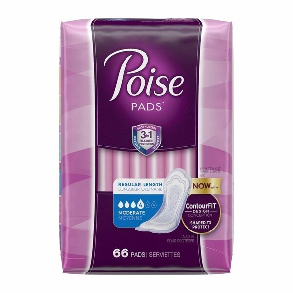 Poise Fresh Protection Poise Bladder Control Pad, 10.47 In. Length ...