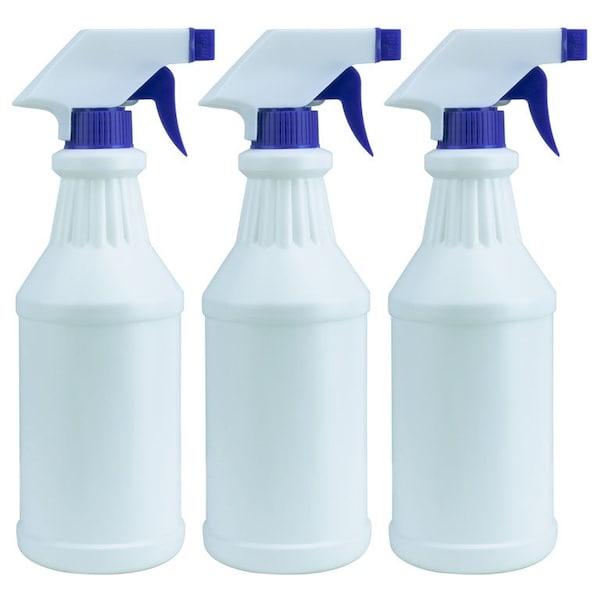 Oasis Spray Bottle, Opaque, with Trigger, 16 oz, 3 Per Pack 140501X3 | Zoro