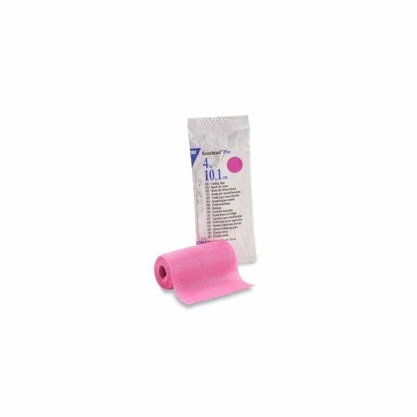 3M Scotchcast Cast Tape 4 Inch X 12 Foot Fiberglass / Resin Bright Pink ...