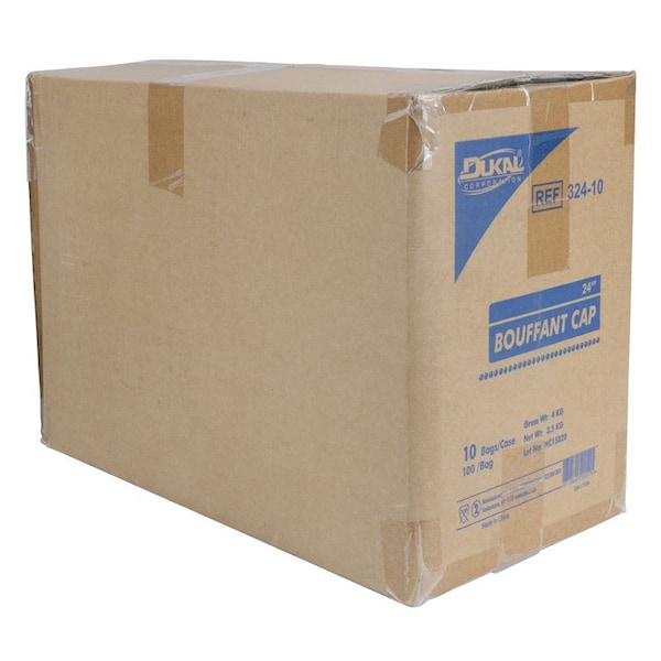 Dukal Disposable Bouffant Cap, Blue, Spunbond Polypropylene, 16 GSM ...