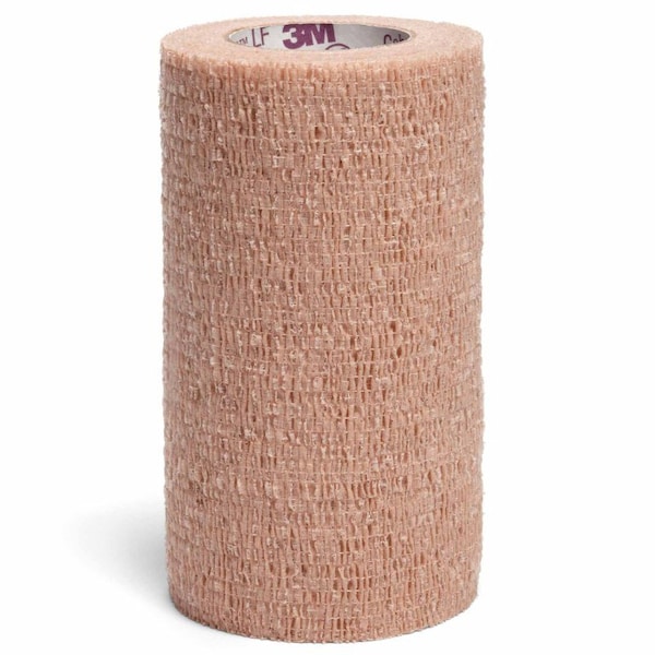3M Coban Cohesive Bandage 4 Inch X 5 Yard Self-Adherent Closure Tan ...