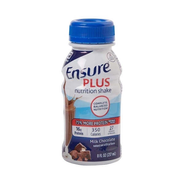Ensure Plus Nutrition Shake Ensure Plus Chocolate Oral Supplement, 8oz ...