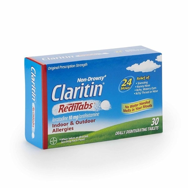 Claritin Redi Tabs Allergy Relief 10 mg Strength Tablet, 30PK ...