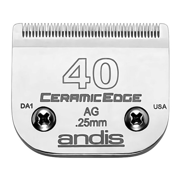 Andis No. 40 Clipper Blade, Ceramic Edges 15977584 | Zoro