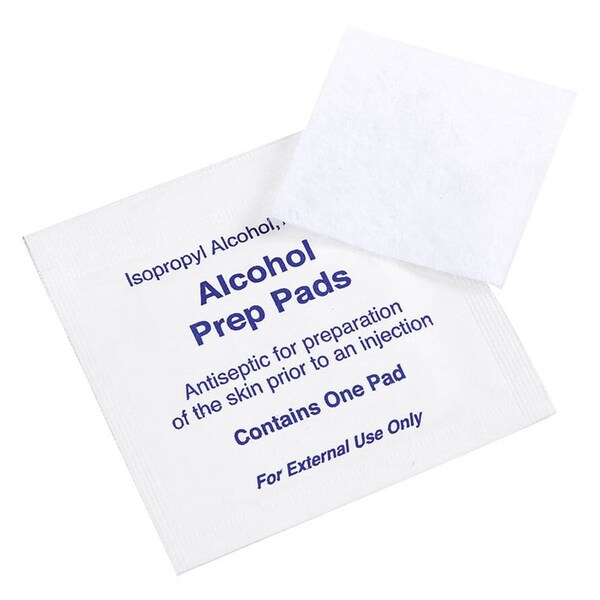 Oasis Sterile Alcohol Prep Pads 70%, Large, 100PK APREP-L | Zoro