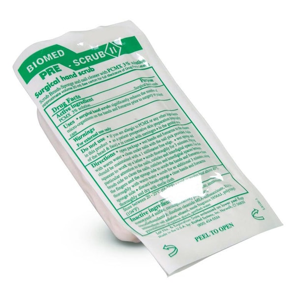 Oasis Surgical Scrub Brush with PCMX Solution, Sterile BR120 | Zoro