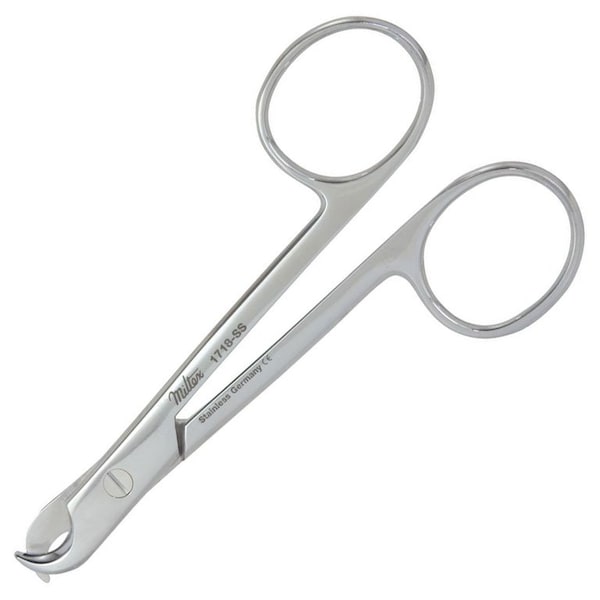 Miltex Integra White Toenail Scissors, 4.375in 1718-SS | Zoro
