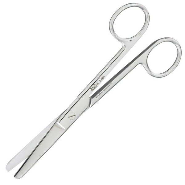 Miltex Integra Operating Scissors, 5.5in, Straight with Blunt/Blunt Tip ...