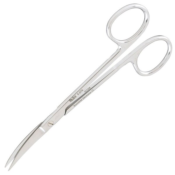 Miltex Integra Plastic Surgery Scissors, 4.75in, Curved 5-276 | Zoro