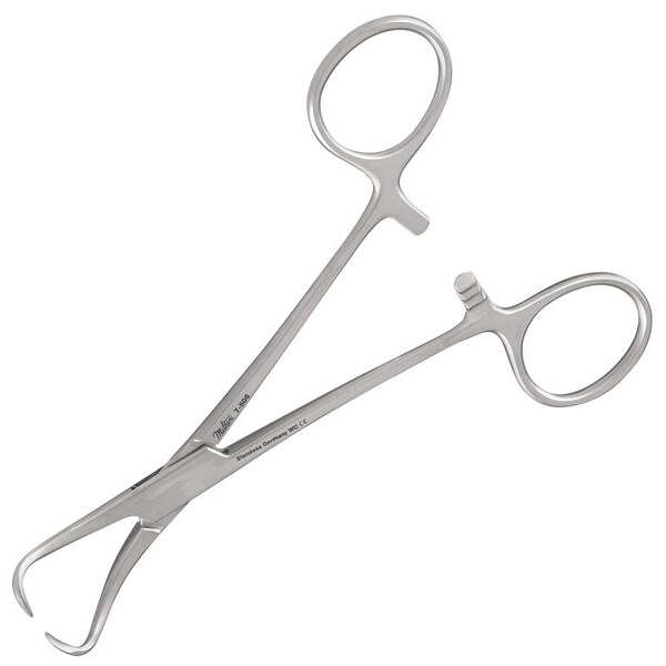 Miltex Integra Miltex Backhaus Towel Clamp, 525in 7-506 | Zoro