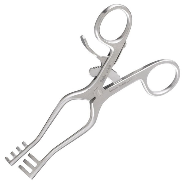 Miltex Integra Vantage Weitlaner Retractor, 5.5in, with 3x4 Blunt Teeth ...