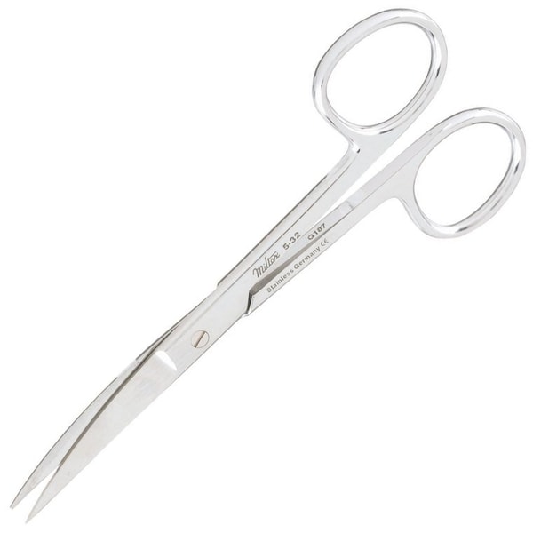 Miltex Integra Vantage Operating Scissors, 4.5in, Curved with Sharp ...
