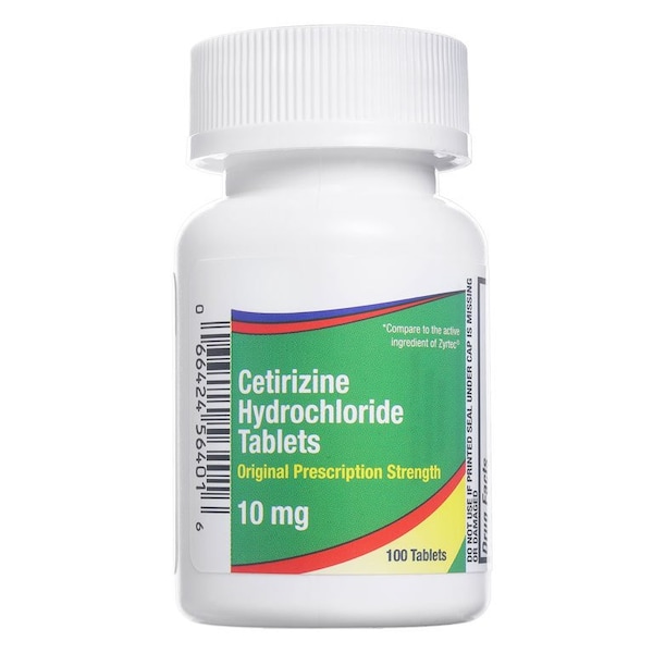 Cetirizine HCL Tablets, 10mg, 100PK 58602-0445-94 | Zoro