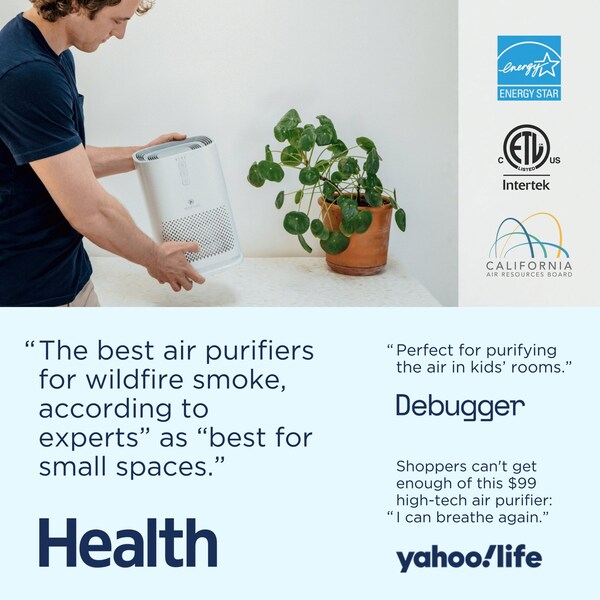 Medify Air Medify MA-14 Air Purifier with H13 True HEPA Filter, 200 sq ...