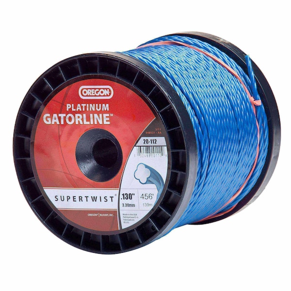 Oregon Platinum Gatorline SuperTwist Trimmer Line, .130" by 456', 3Lb ...