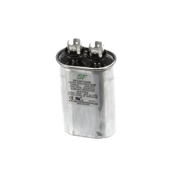 Trane 370/440V Oval Run Capacitor Replaces CPT00088 SFCAP10440 10MFD | Zoro