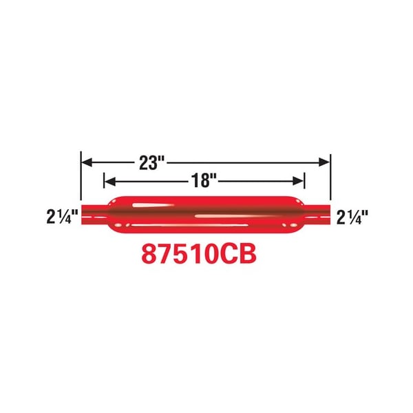 Ap Exhaust GLASSPACK - CHERRY BOMB, STRAIGHT, 3.50IN CASE, 2.25IN CORE ...