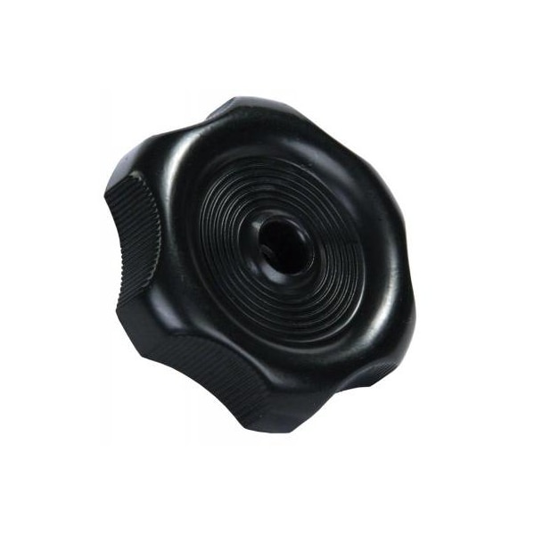 Jr Products WINDOW KNOB W/1/2IN SHAFT, BLACK 20365 | Zoro
