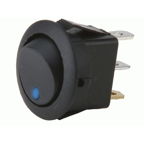 Metra Electronics ROUND ROCKER SWITCH WITH BLUE LED NO LEADS 20AMP, PK ...