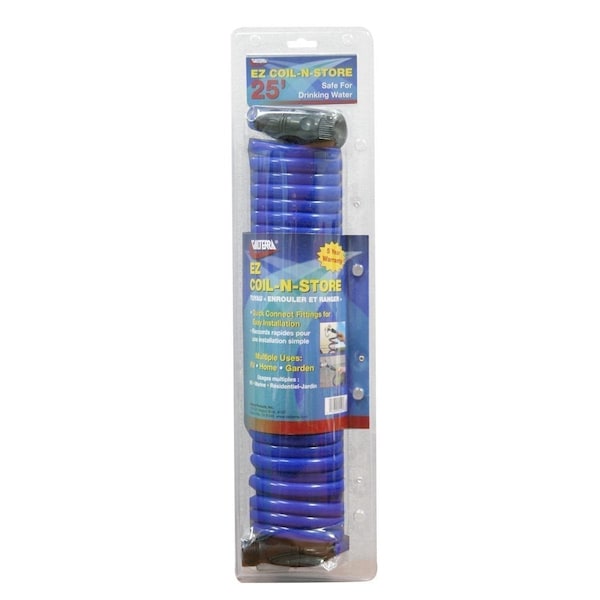 Valterra DRINKING WATER HOSE, EZ COIL & STORE, 25FT W01-0022 | Zoro