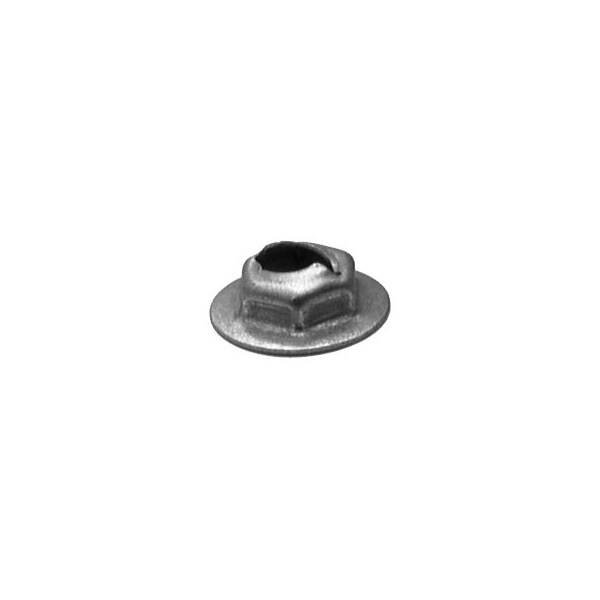 W & E Sales Co THREAD CUTTING NUT 1/4 STUD 100pk*AV3405 AV3405 | Zoro