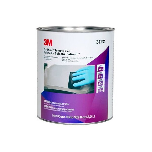 3M PLATINUM SELECT FILLER GALLON 3M31131 | Zoro