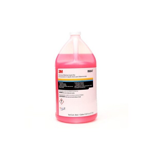 3M PN06847 Overspray Masking Liquid Dry-GAL 3M6847 | Zoro