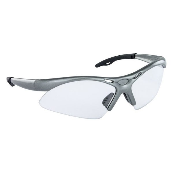 Sas Safety SAFETY GLASS DB SILV FRAME CLEAR LENS SA540-0100 | Zoro