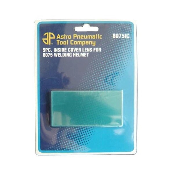 Astro Pneumatic LENS INSIDE CVR F/8075 WELD HELMET 5PC AO8075IC | Zoro