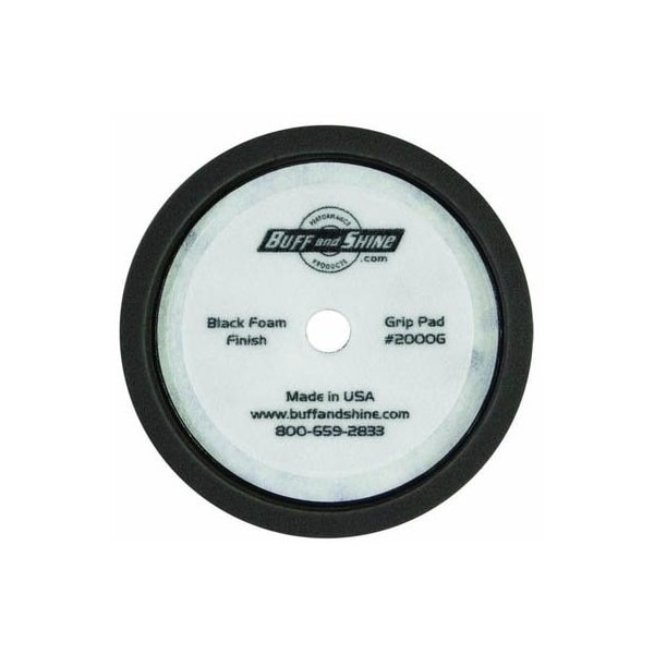 Buff And Shine PAD 8"X2" RECESSED BACK FOAM GRIP MOUNT BUF2000G | Zoro
