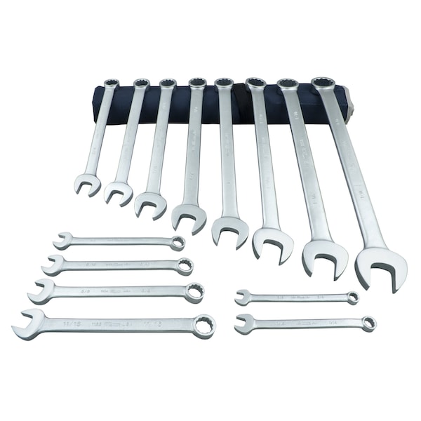 Martin WRENCH SET COMB 14PC SAE CHROME MTC14K | Zoro