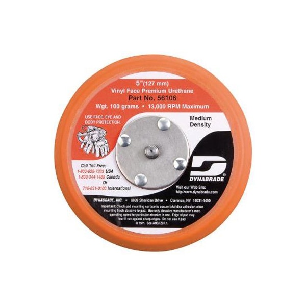 Dynabrade PAD 5" URETHANE 3/8" LOW PROFILE DB56106 | Zoro