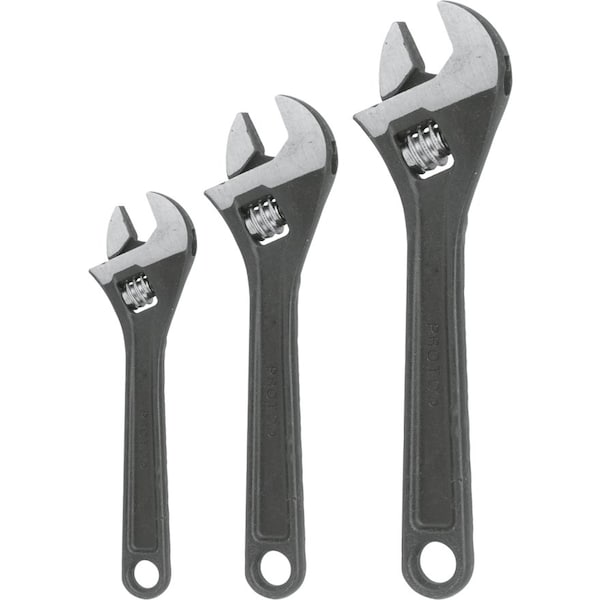 Proto WRENCH SET 3PC ADJUSTABLE POJ795S | Zoro