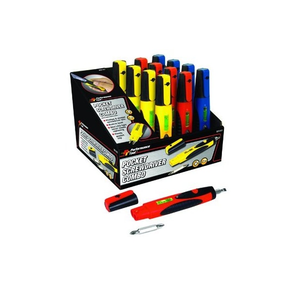 Performance Tool Pocket Screwdriver Combo PTW9161 | Zoro
