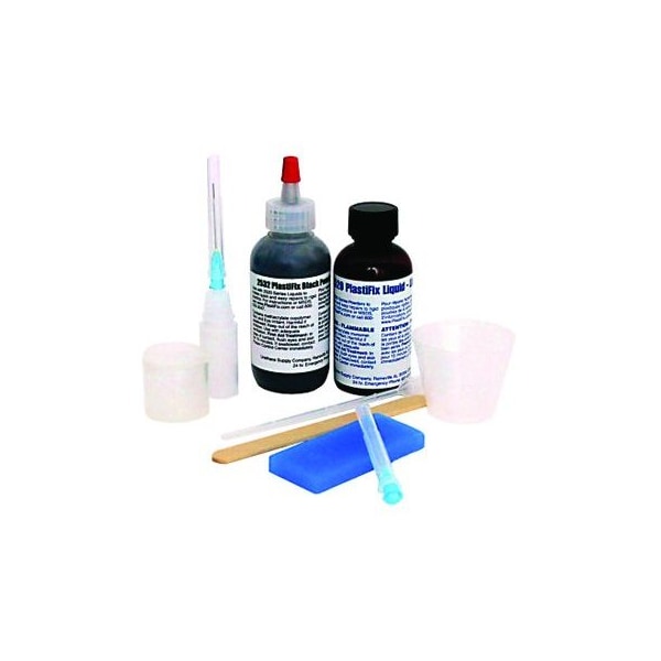 Polyvance Plastifix Rigid Repair Kit, Black UR2503 | Zoro