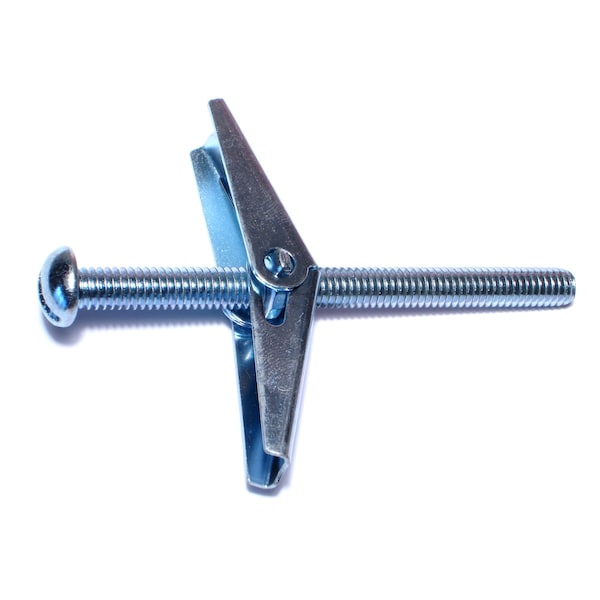 Midwest Fastener Toggle Bolt, 4" L, Steel, 25 PK 04098 | Zoro