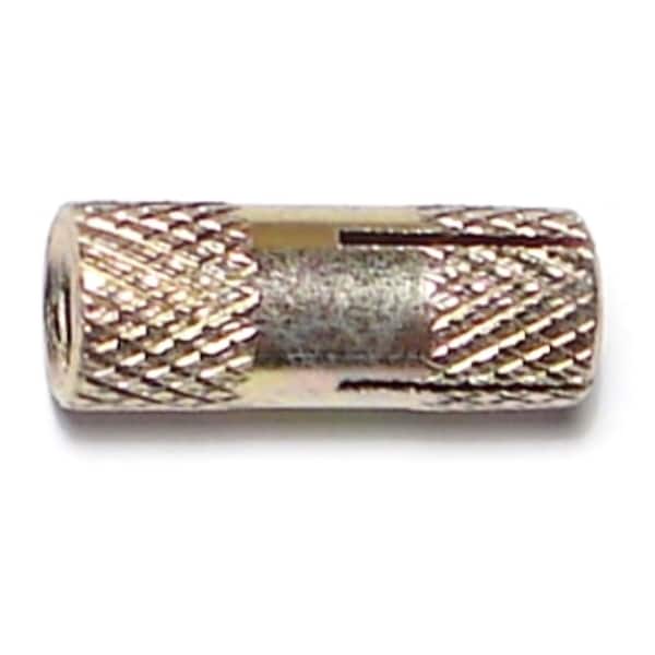 Midwest Fastener Short Drop-In Anchor, 1/4" Dia, Steel Yellow Zinc, 100 ...