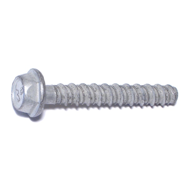 Red Head Tapcon Concrete Screw, 3/8" Dia., Hex, 2 1/2 in L, Steel Zinc ...