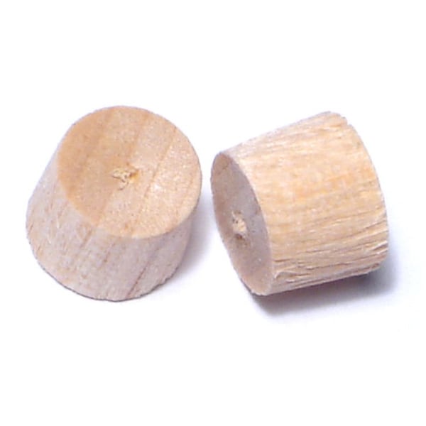 Midwest Fastener 5/16" Birch Wood Flat Head Plugs 100PK 08885 | Zoro
