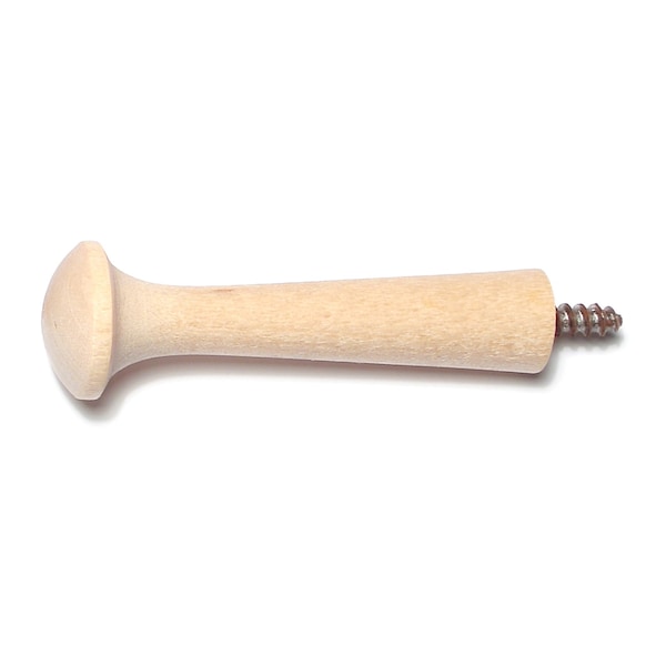 Midwest Fastener 3-1/2 Birch Wood Shaker Pegs with Screws 10PK 08902 | Zoro