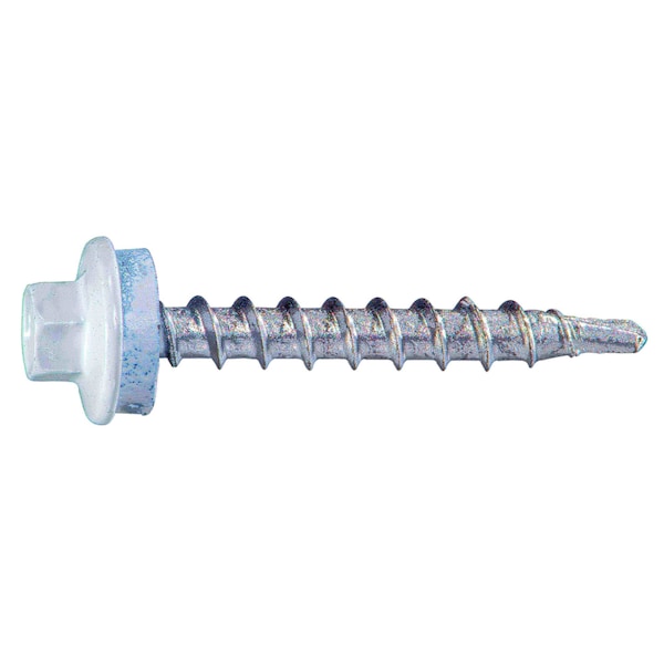 Buildright Self-Drilling Screw, #10 x 1-1/2 in, Painted Steel Flange ...