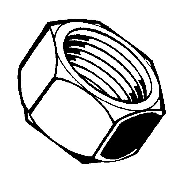 Midwest Fastener Hex Nut, M10-1.00, Steel, Class 10, Plain, 12 PK ...