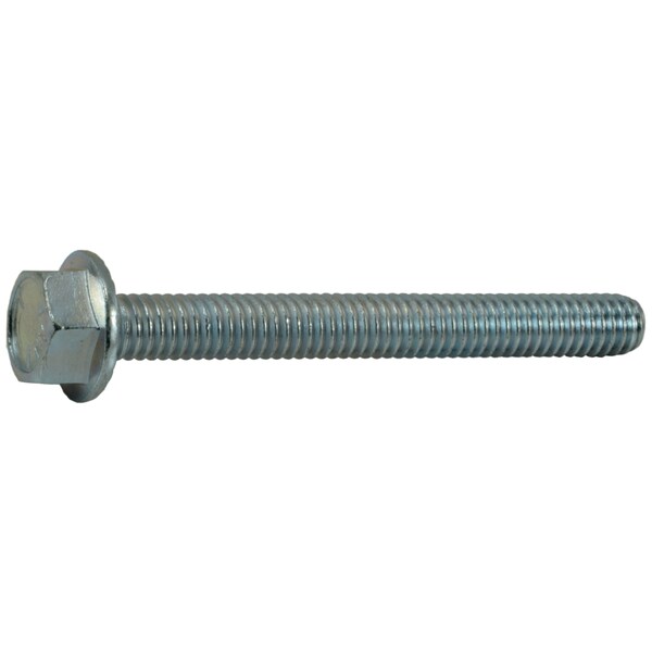 Midwest Fastener Grade 5, 5/16"-18 Flange Bolt, Zinc Plated Steel, 2-3/ ...
