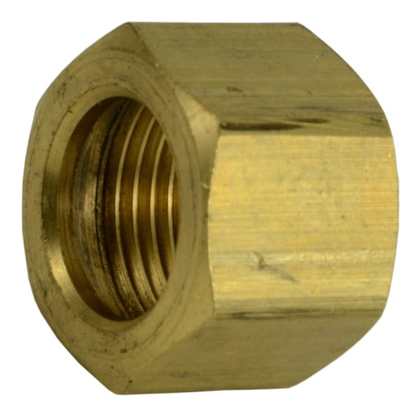 Midwest Fastener 1/2" Brass Compression Nuts 6PK 35687 | Zoro