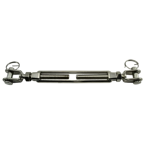 Midwest Fastener 3/8" 316 Stainless Steel Jaw/Jaw Turnbuckle 35804 | Zoro
