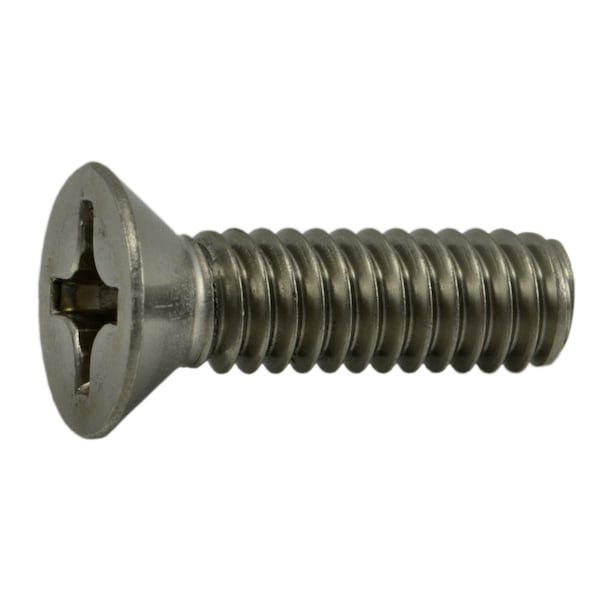 Midwest Fastener #12-24 x 3/4 in Phillips Flat Machine Screw, Plain ...