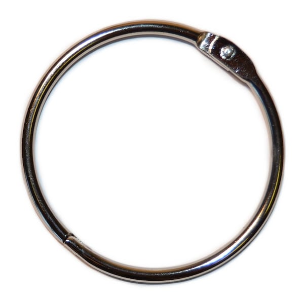 Midwest Fastener Binder Ring, Nickel 4 PK 38527 | Zoro