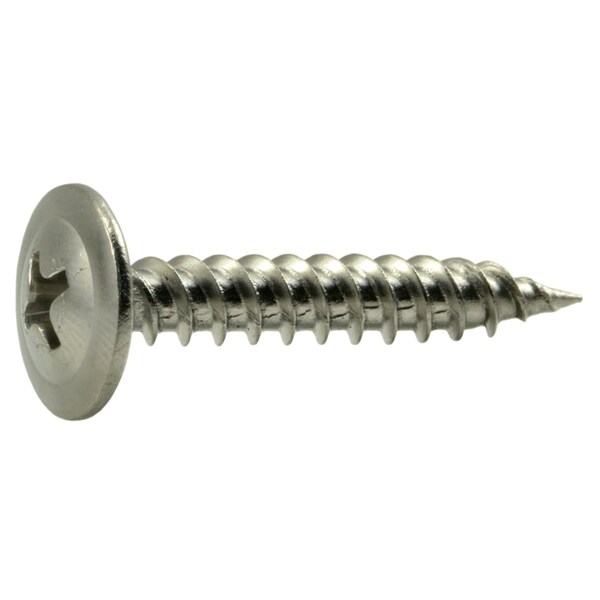 Midwest Fastener Sheet Metal Screw, #8 x 1 in, 18-8 Stainless Steel ...