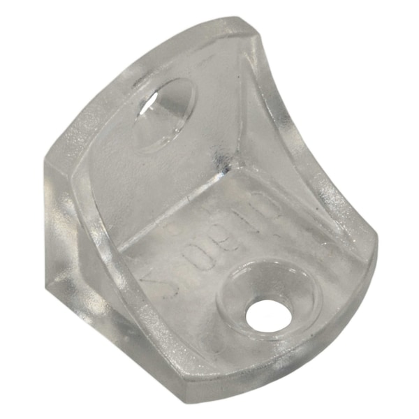 Midwest Fastener 90° x 15/16 x 1 Clear Plastic Angle Braces 4PK 39446 ...