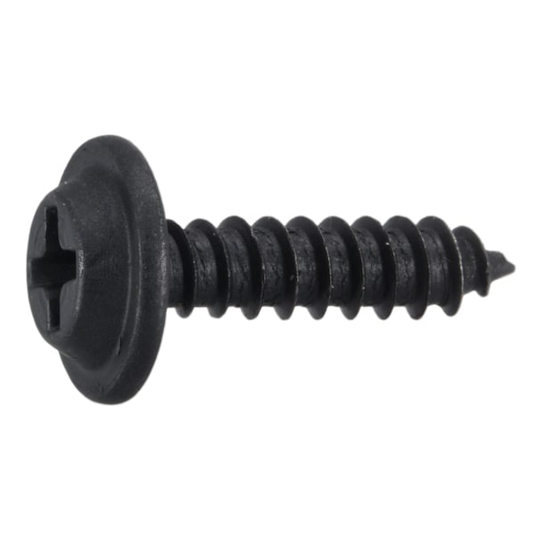 Midwest Fastener Sheet Metal Screw, #10 x 3/4 in, Black Steel Flat Head ...